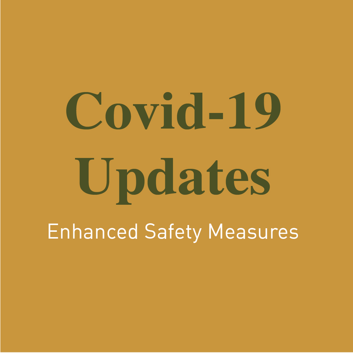Covid-19 Updates – Additional Safety Measures – Meru Valley Golf Resort