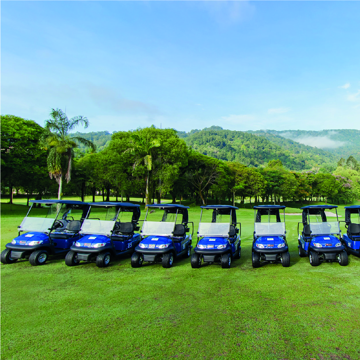 New Fleet of Buggies on the Road – Meru Valley Golf Resort