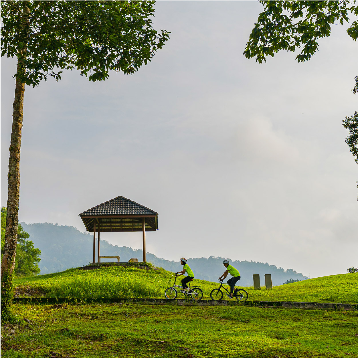 Cycling Route in the Course – Meru Valley Golf Resort