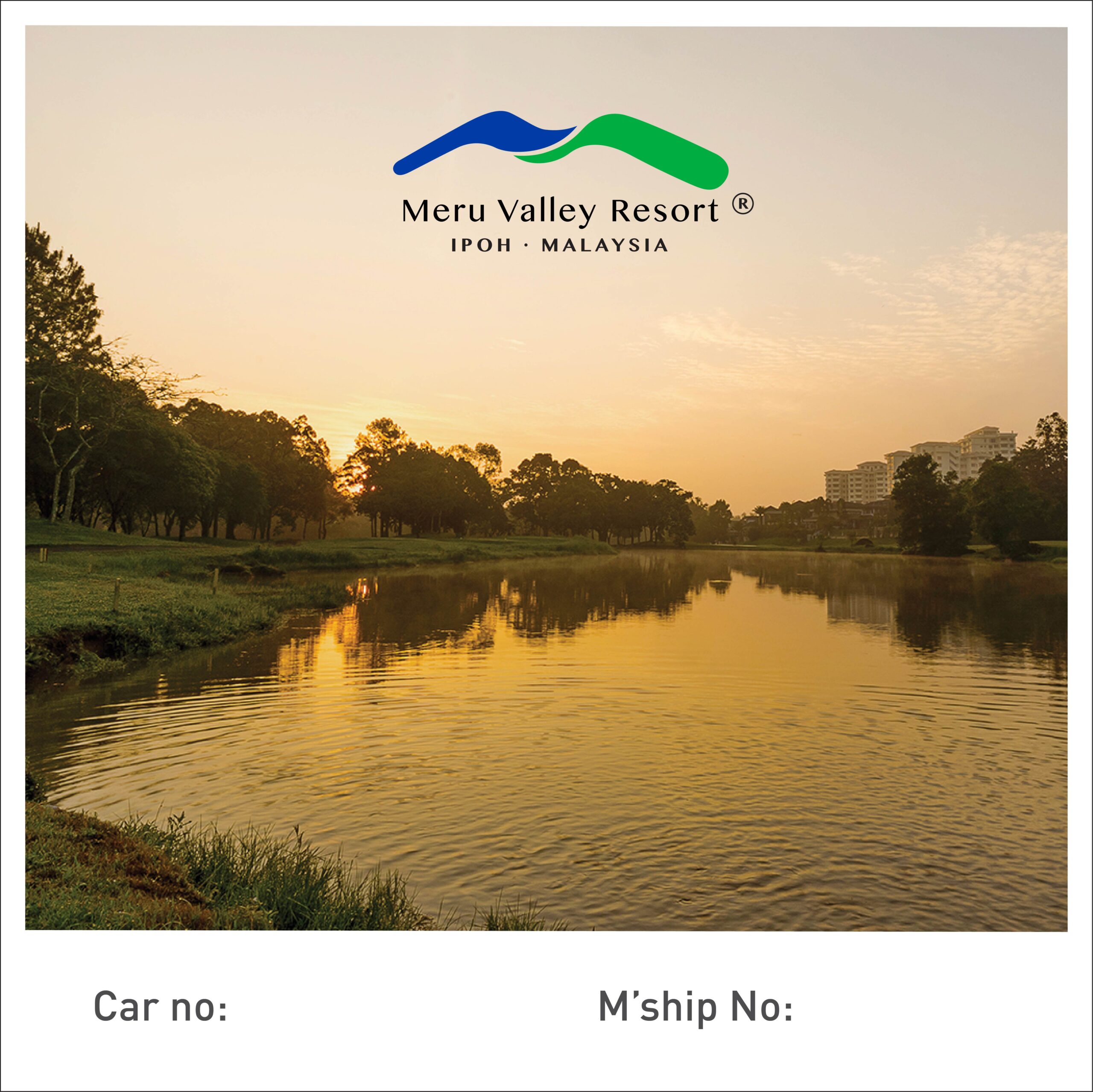 New Car Sticker 2024/2025 – Meru Valley Golf Resort